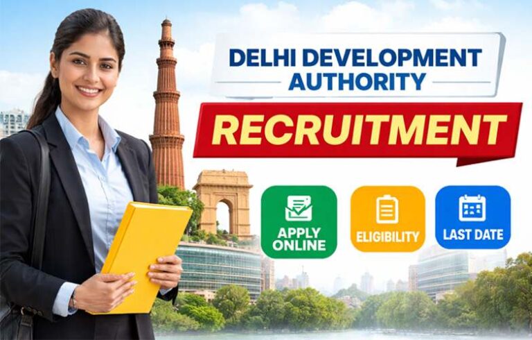 Delhi Development Authority Recruitment 2026: Apply Online, Eligibility ...